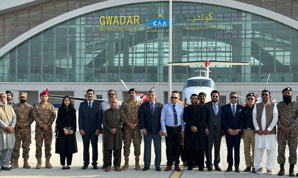 PIA's first commercial flight lands at New Gwadar International Airport
