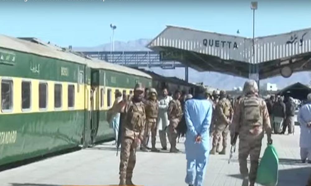 Jaffar Express departs from Quetta carrying over 400 passengers