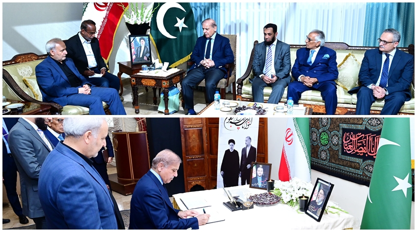 PM visits Iranian Embassy to offer condolences over Iran’s President’s ...