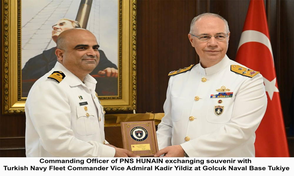 Pakistan Navy Ship Hunain visits Turkiye, conducts exercise Turgutreis ...