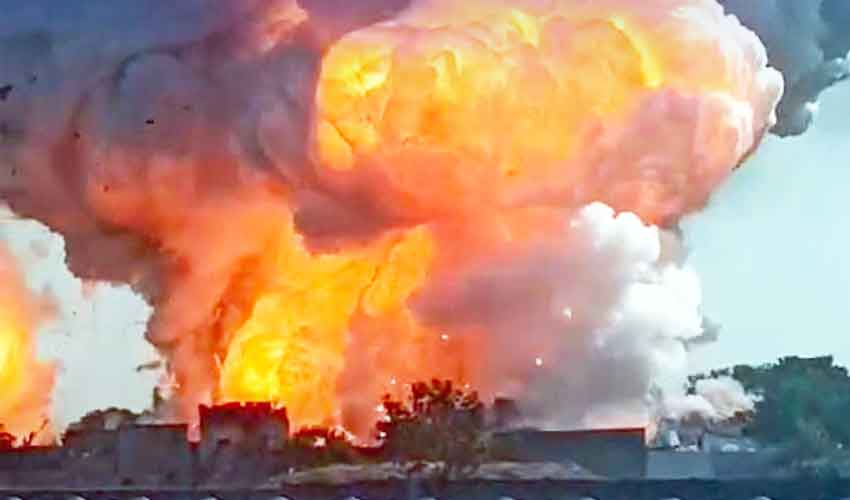 Massive explosion at India’s Gujarat fireworks factory kills 17