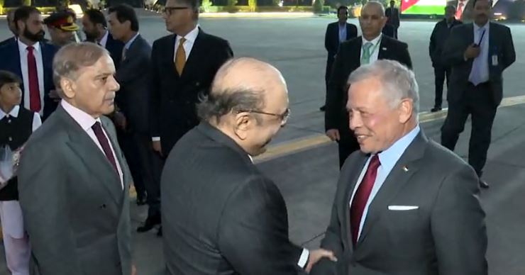 King of Jordan arrives in Islamabad on two-day visit