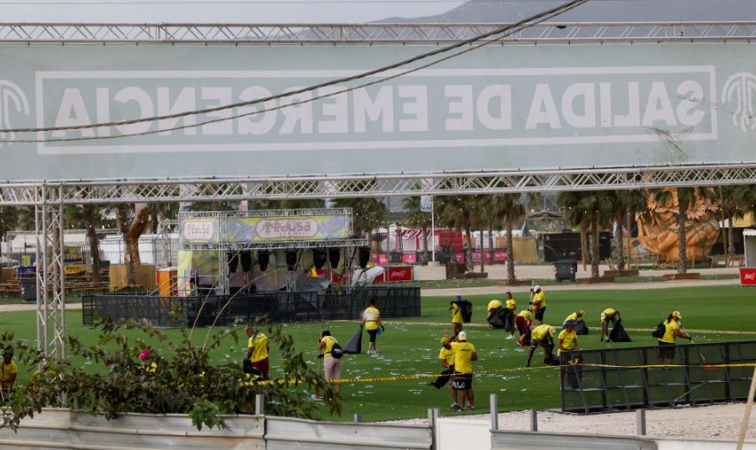 One dead, dozens injured as gusty winds cause stage collapse at Spain ...