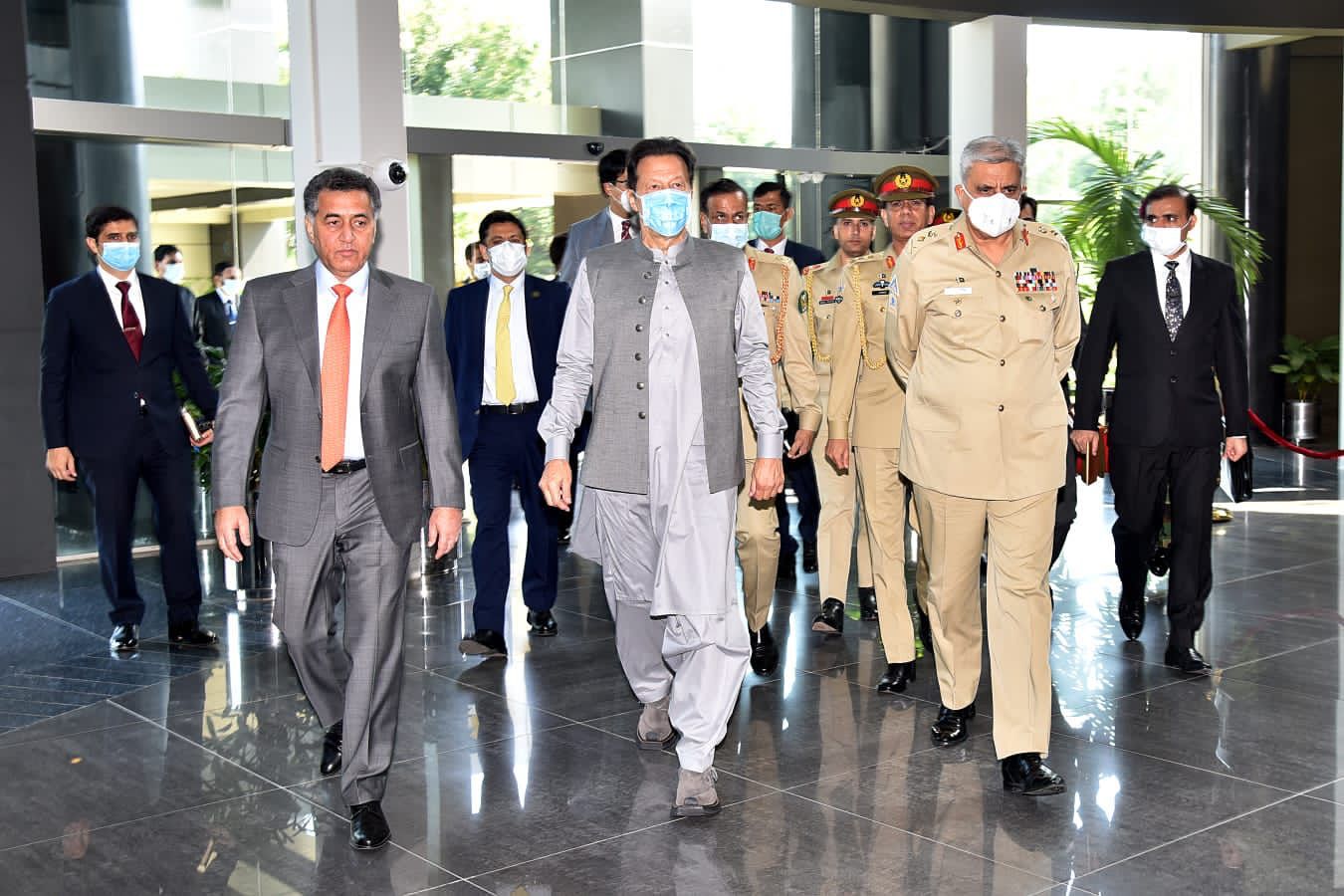 PM Imran, military leadership briefed on national security, Afghanistan ...