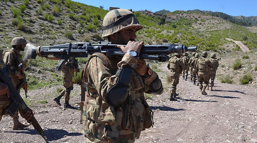 Two soldiers martyred thwarting terrorist attack: ISPR