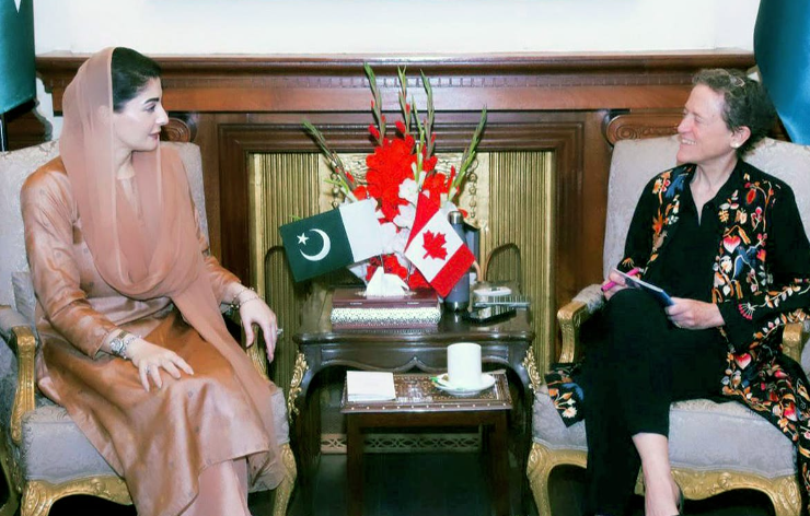 Punjab CM Maryam, Canadian High Commissioner discuss economic relations